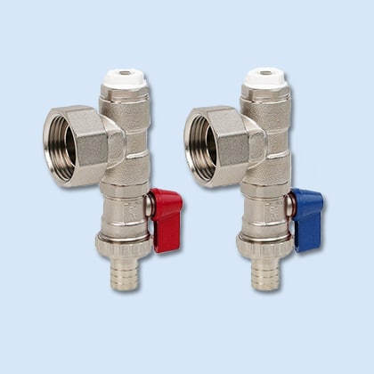 RWC UFH FILL452001 Manifold Terminal Drain Valves with Tee Piece ...